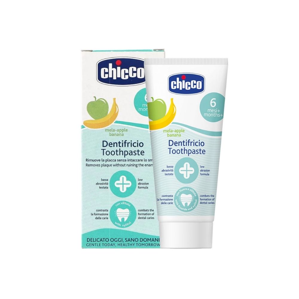 Chicco Apple Banana Baby Toothpaste with Xylitol 50ml – Chicco Philippines