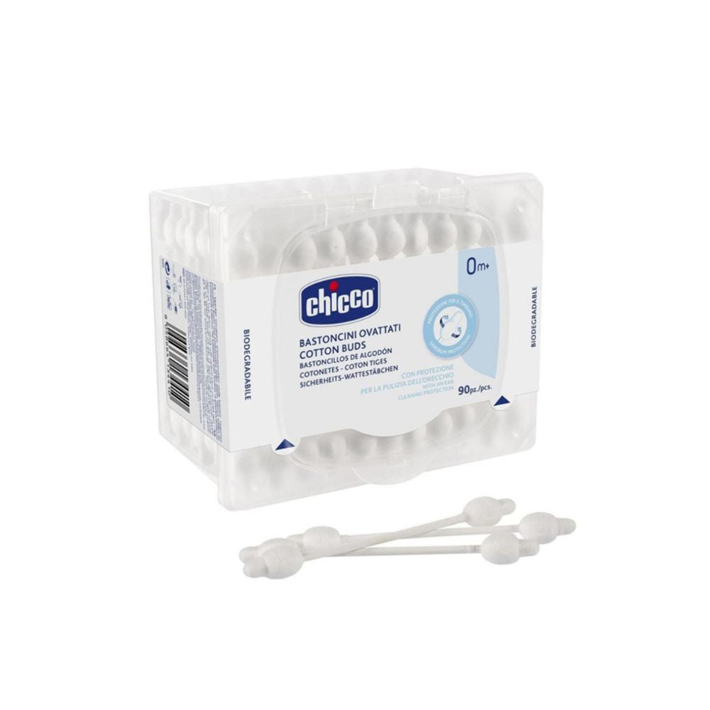 Chicco Cotton Buds | Eardrum Protection | 90pcs – Chicco Philippines