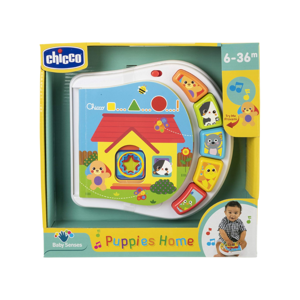 Chicco Puppies Home Book Toy | For Babies 6 Months up to 3 years old ...