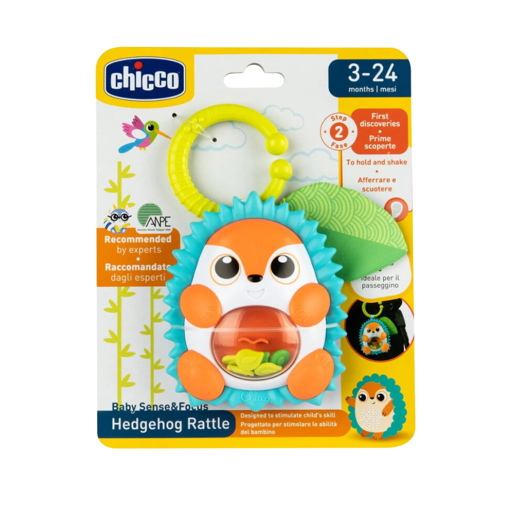 Chicco Hedgehog Rattle Toy | For Babies 6 months old and above – Chicco ...