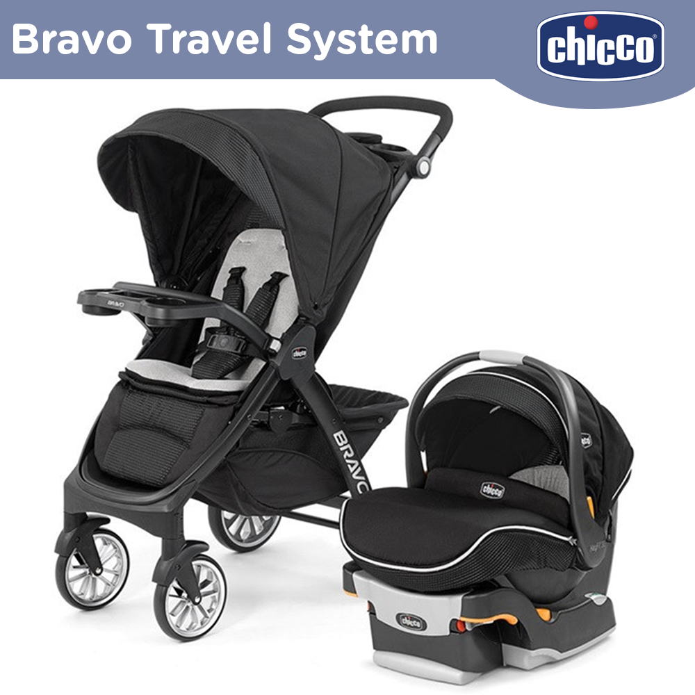 Chicco Bravo Travel System Limited Edition (Baby Stroller with Infant ...