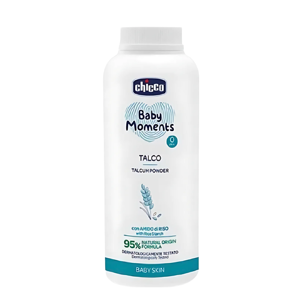 Baby Moments Talcum Powder with Rice Starch 150 grams for Baby's Delic ...